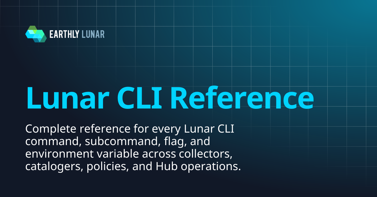 Lunar CLI Reference | Earthly Lunar
